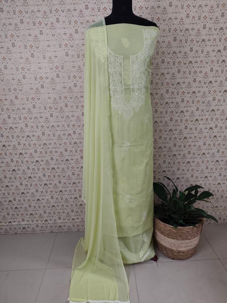 COTTON LUCKNOWI EMBROIDERED SUITS – Fayme Clothing – Women’s Online ...